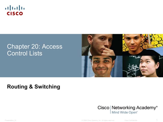 Chapter 2 Access Control Lists Acls Ppt