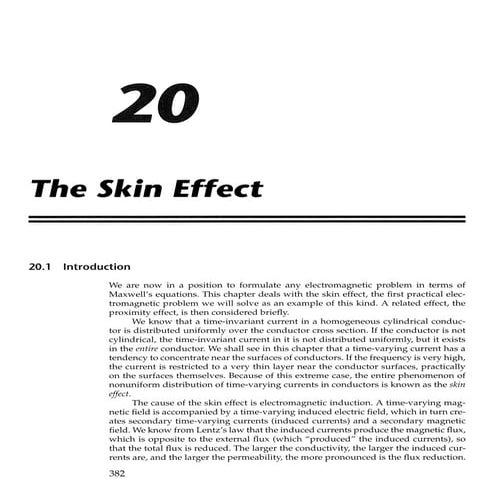 Chapter 20 the skin effect | PDF