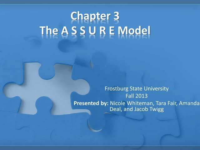 The ASSURE Model | PDF
