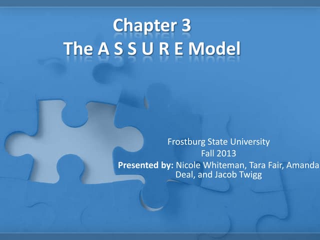 The ASSURE Model | PPTX