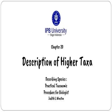 Taxonomic KEYS of insect and another organism | PDF