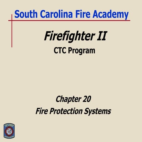 Chapter 20 Fire Protection Systems.pptx