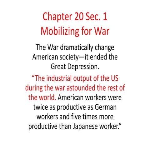 WW1 and WW2 | PPT