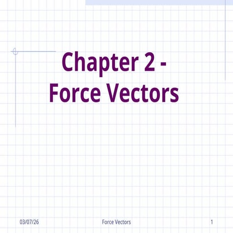 Force vectors | PPT