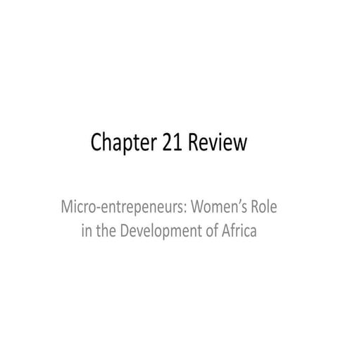 Chapter 21 review | PPTX