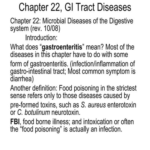gastrointestinal tract disease - ncm 116 | PPT
