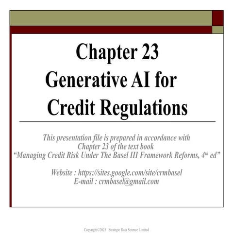 Chapter 23 - Generative AI for credit regulations.pptx