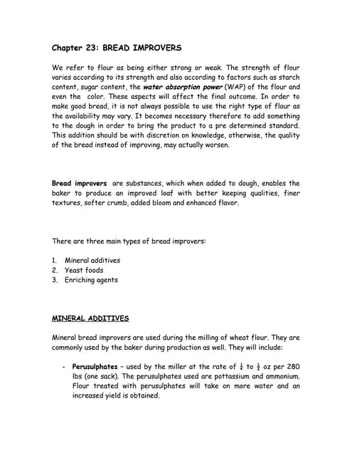 Raising agents | PDF