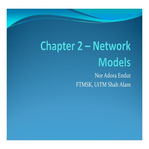 Overview of Network Model Concepts understandment | PDF