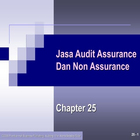 AUDITING II chapter25.ppt