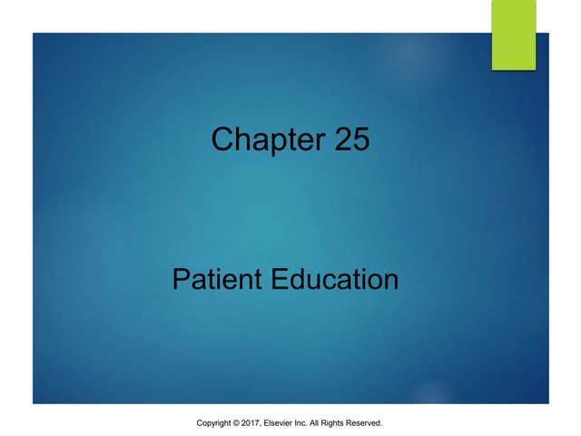 Patient and Family Education | PPTX