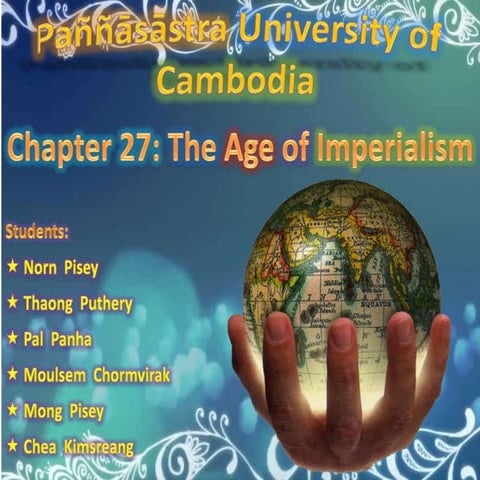 Age of Imperialism Group Presentation (Super Slide) | PPTX