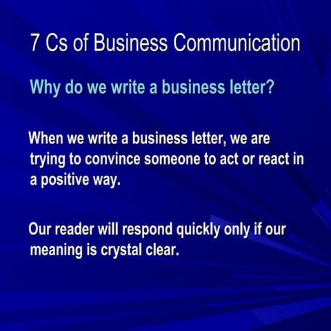 Chapter 2, 7 cs of_business_communication_a | PPT