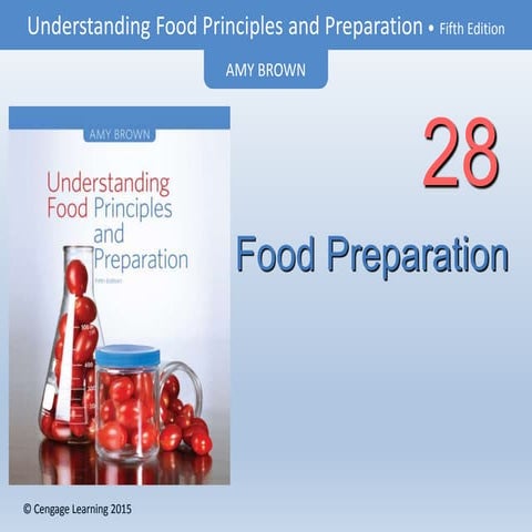 Chapter 28 - Food Preparation | PPT