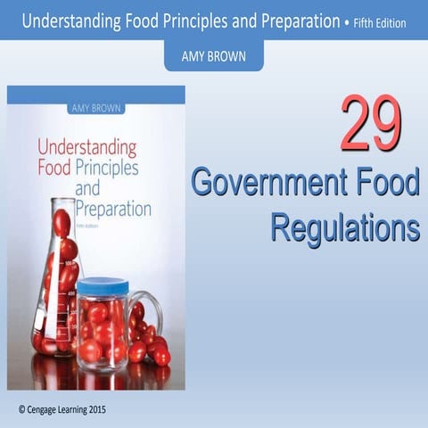 Chapter 29 - Government Food Regulations | PPTX