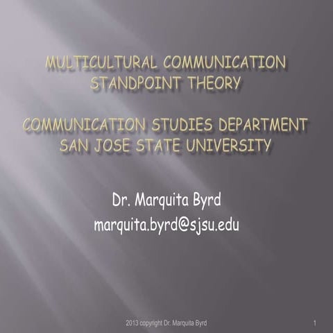 Chapter29 standpoint theory (1) | PPTX