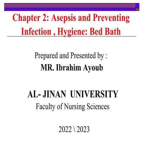 Infection control in clinical settings | PPTX