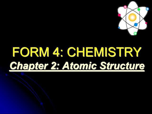 Atomic Structure- Lesson for Grade 7 students | PPTX