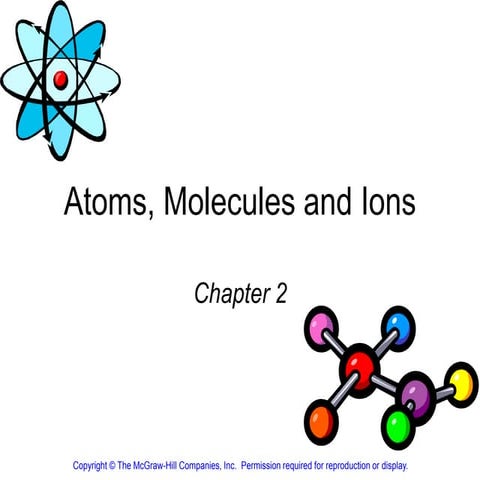 Atoms, Molecules, and Ions | PPTX