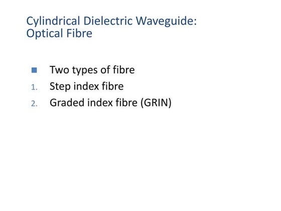 Introduction to Fiber Optics | PPT