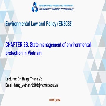 Chapter 1B - Basic concepts of environment, environmental management ...
