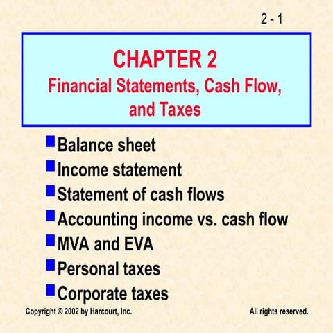 financial statement, cash flow and tax.ppt