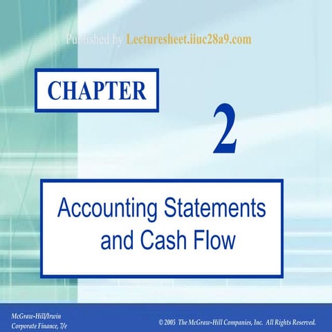 Chapter 2 cash flow | PPT