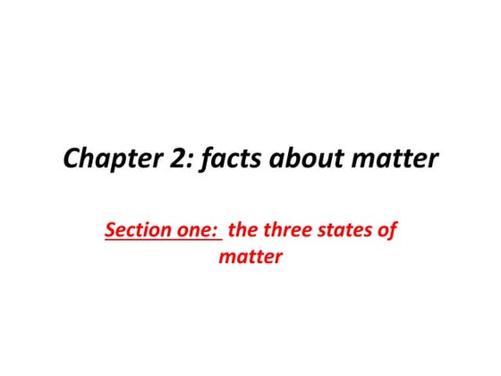 Grade 5 States of Matter | PPT