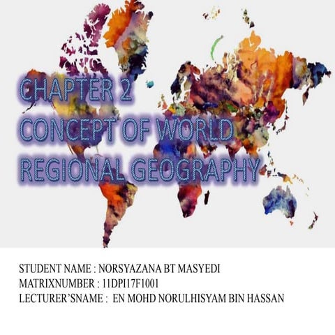 WORLD REGIONAL GEOGRAPHY | PPTX