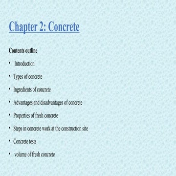 Method stm lean concrete | DOC