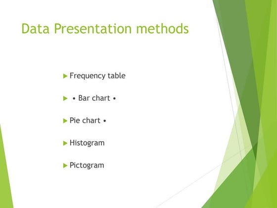 Graphical presentation of data | PPTX | Maps & Navigation