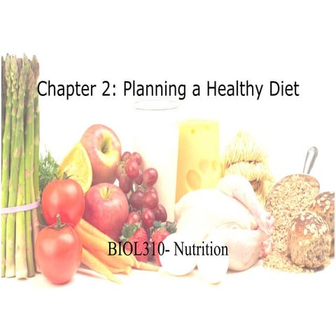 Chapter 2 Dietplanning | PPT