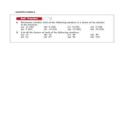 CHAPTER 2 FORM 2 MATHS 2.1 FACOTRS .docx