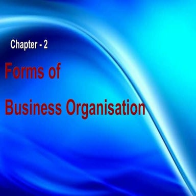 Chapter 2_Forms of Business Orgns_1.pptx