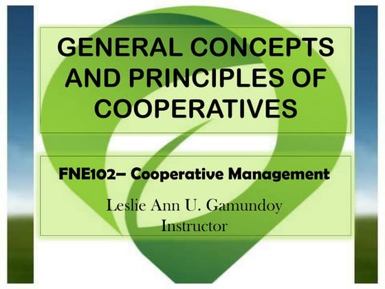 Principles and objectives of cooperatives | DOCX | Business | Business ...