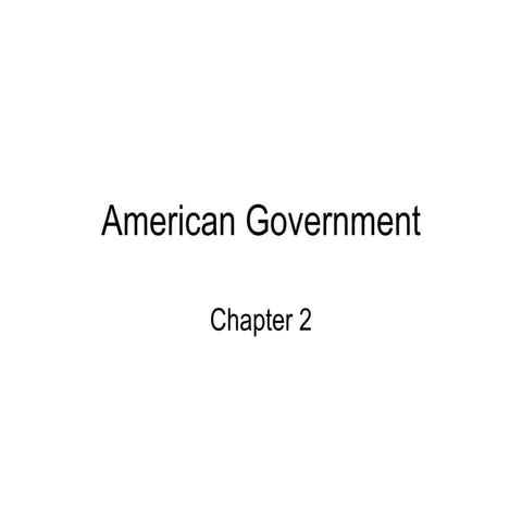Government Chapter 2 | PPT