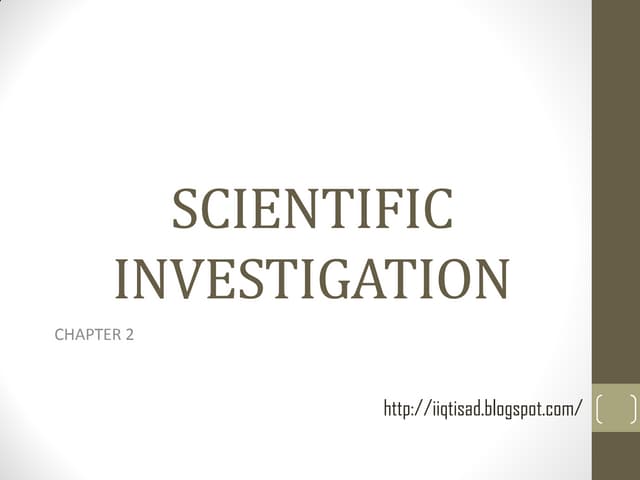 Scientific Research and its Types | PPTX