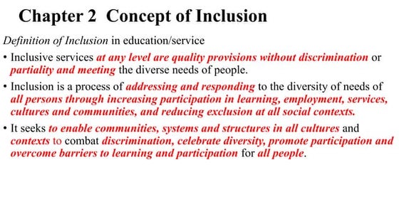 CHAPTER-III-MAKING-SCHOOLS-INCLUSIVE.pptx | Education industry | Industries