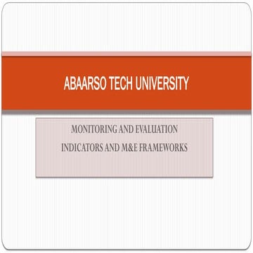 Chapter 2 Indicators and M & E Frameworks.pptx