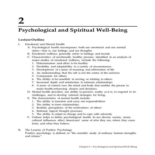 Chapter 2 lecture outline | PDF