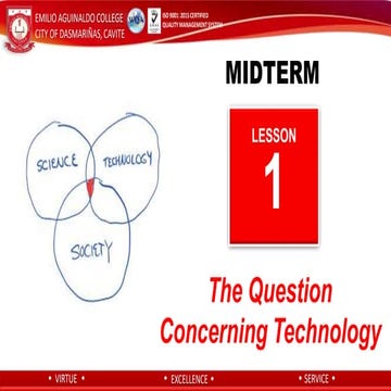Chapter 2 Lesson 1 The-Question-Concerning-Technology.pptx | Business ...