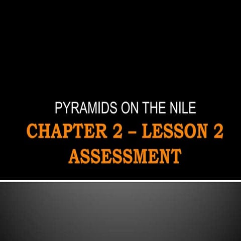Chapter 2 – lesson 2 assessment | PPT