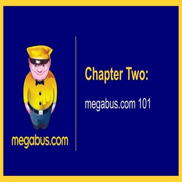 Chapter 2: megabus.com 101 - part1 | PDF