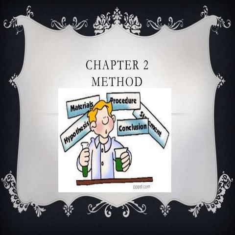 Chapter 2 Method Erika Lara | PPT