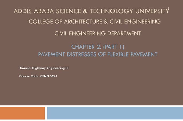 DISTRESS AND DEFECTS ON ROAD PAVEMENT.pptx