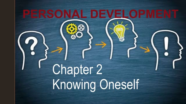 FORMATION AND TRANSFORMATION OF SELF (UNDERSTANDING THE SELF) | PPTX