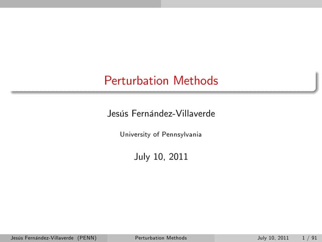 Time Dependent Perturbation Theory Ppt