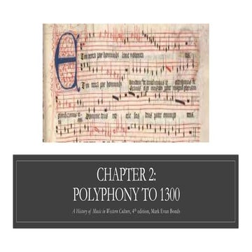 Chapter 2 polyphony to 1300 | PPT