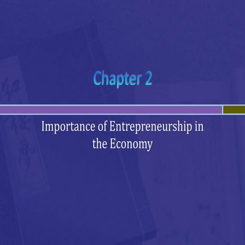 Entrepreneurship -- Chapter 2 PowerPoint | PPTX