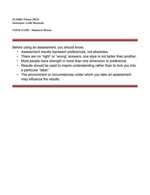 Pre assessment-1 | PDF